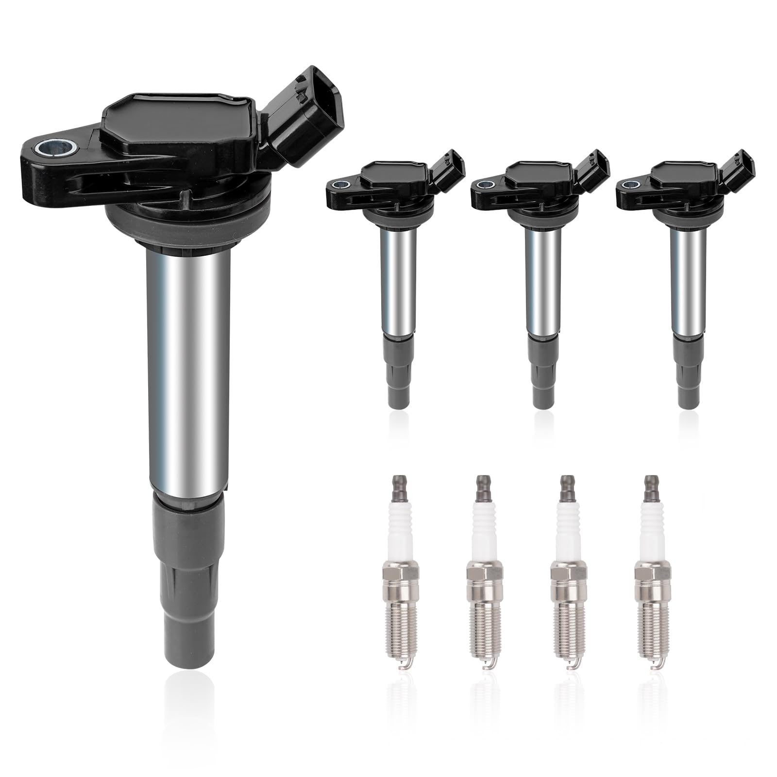 Amazon.com: UF596 Set of 4 Ignition Coil Packs & Spark Plugs Compatible ...
