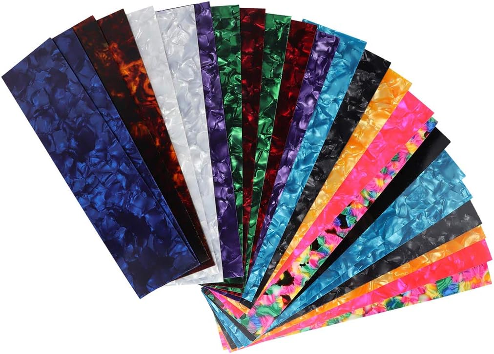 Amazon.com: caralin 25Pcs Guitar Pick Punch Sheets Light, Medium and ...