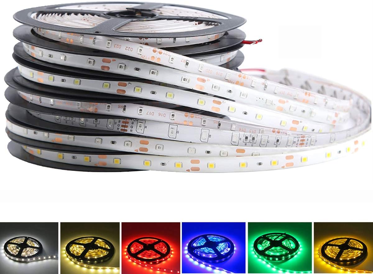 LE Striscia LED 5m 300 LED SMD 2835 Bianco Diurno 6000K, 16W 2300LM ...