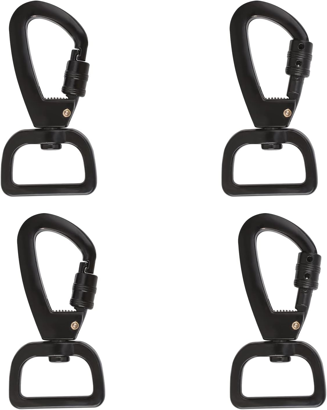 UFURMATE Swivel Clip, 4Pcs Zinc Alloy Leash Swivel Snap Hooks Locking ...