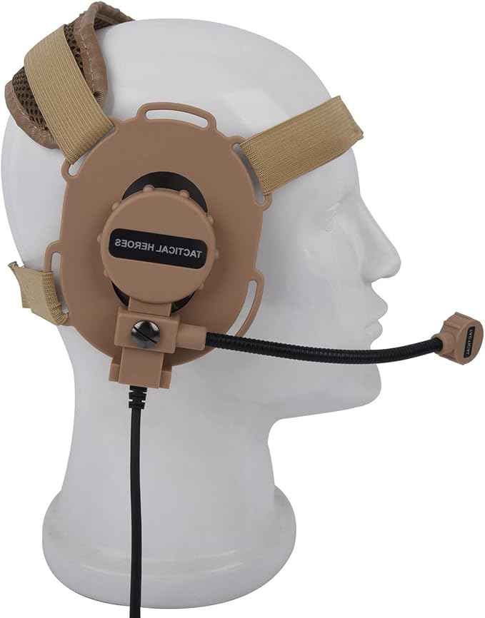 Amazon.com: Pdflie Airsoft Communication Tactical Headphone Bowman ...