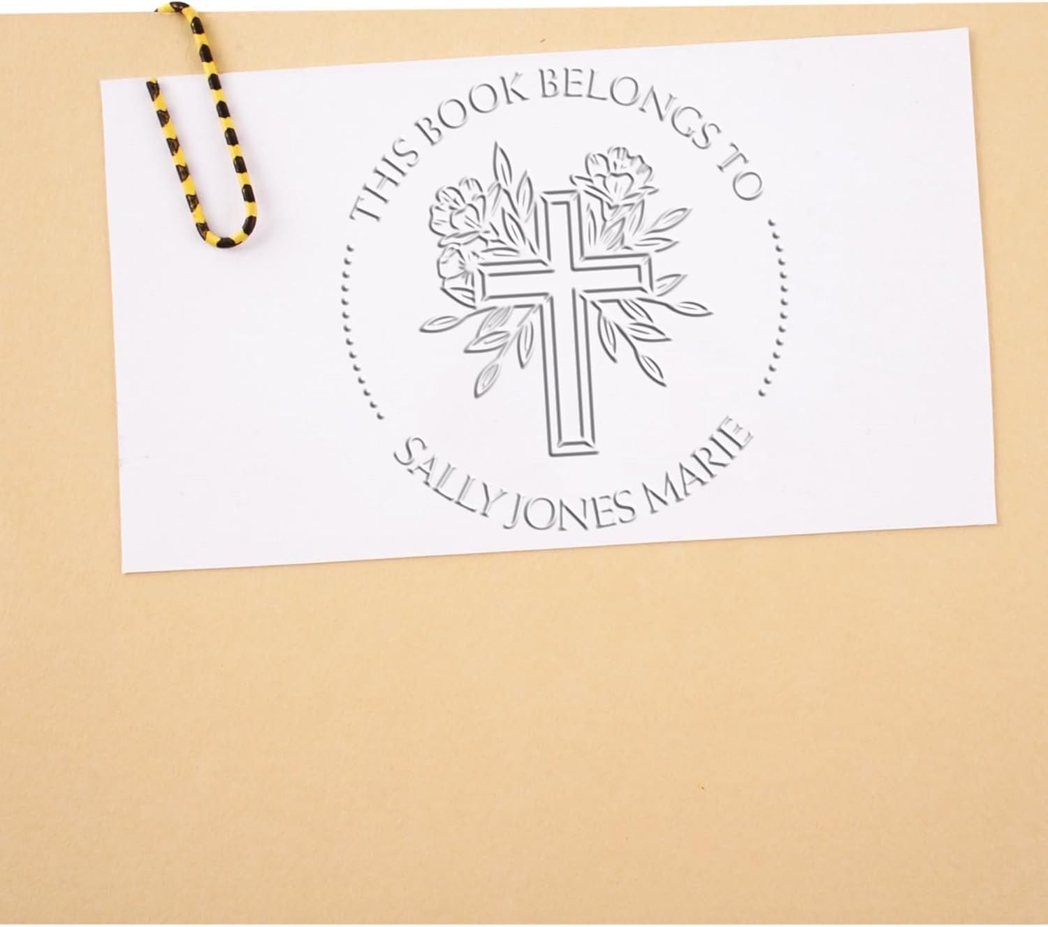 Amazon.com : Personalized Library Seal Press for Pastors - Custom Name ...