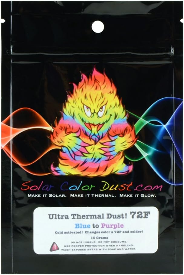 Amazon.com: Solar Color Dust, Ultra Thermal Dust Cold Sensitive Powder ...