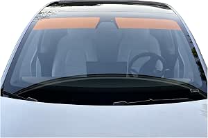 Amazon.com: JNK NETWORKS Front Windshield Sun Visor Strip Tint Film for ...