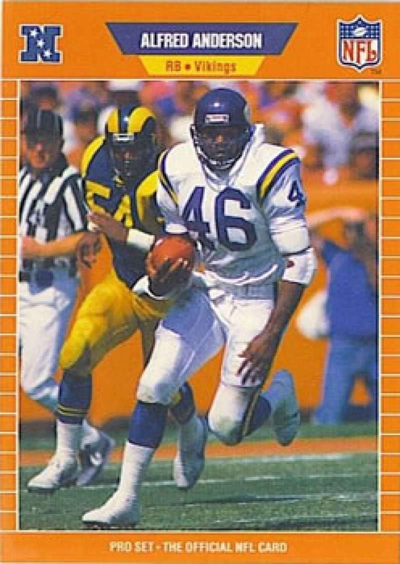 Amazon.com: 1989 Pro Set Football #226 Alfred Anderson Minnesota ...