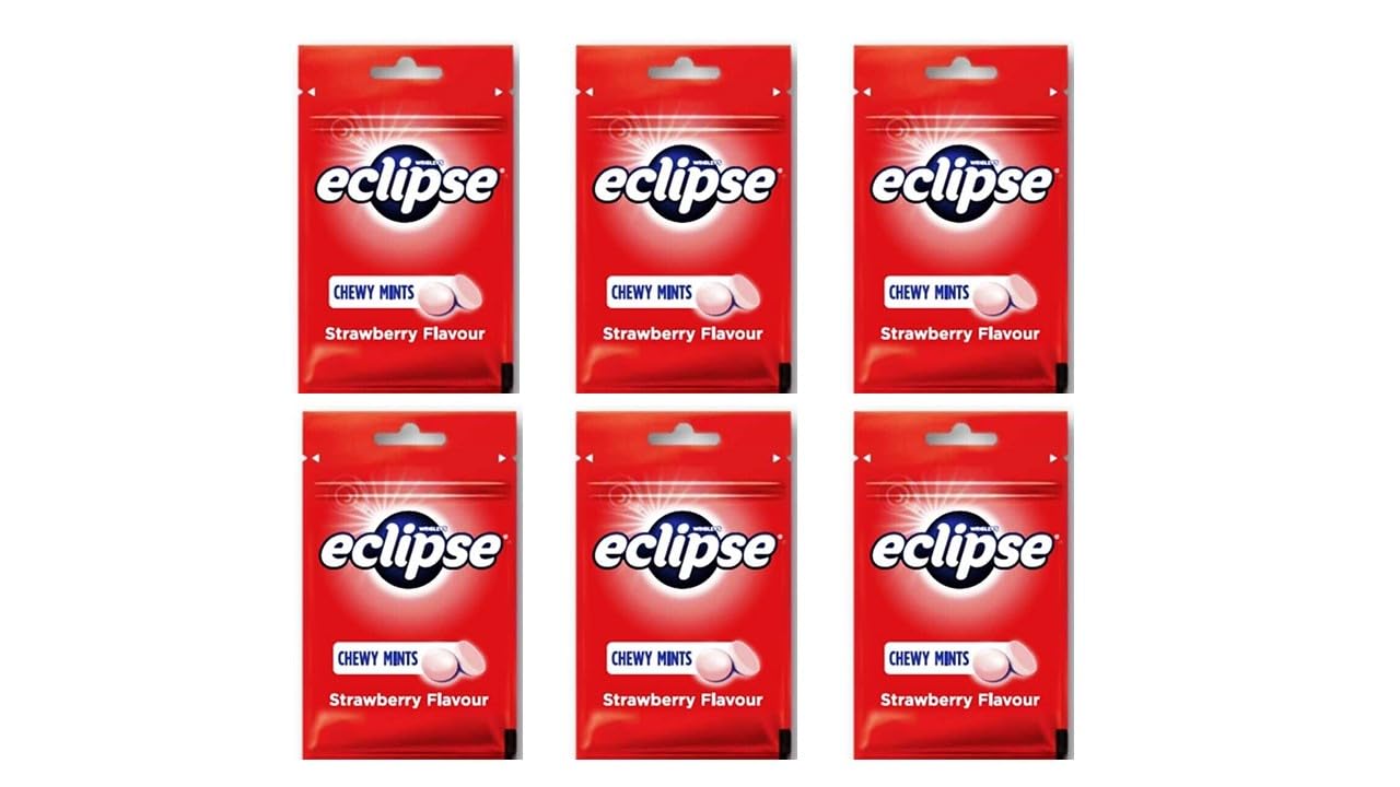 Amazon.com : Strawberry Eclipse Chewy Mints 6 Pack - Refreshing ...