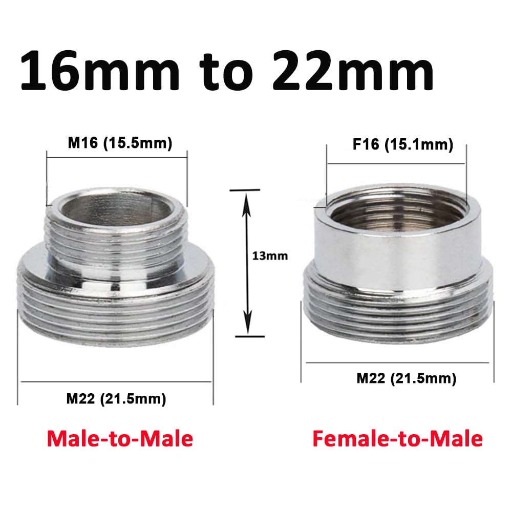 Snapklik.com : Faucet Water Aerator Adapter, Brass Tap Water Filter ...