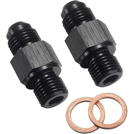 Amazon.com: Podavelle 6AN Male Flare to 1/4 NPSM Transmission Cooler ...