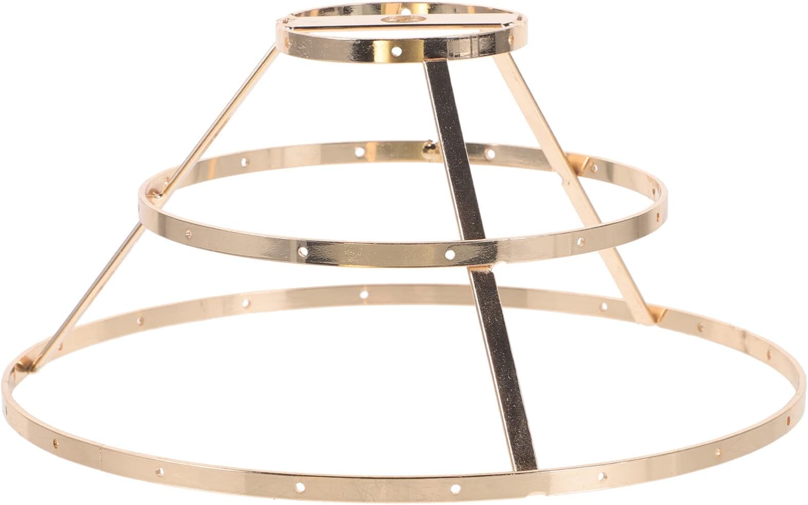 RISEON Lamp shade Frame with hanging holes, DIY Lamp shade Wire Ring ...