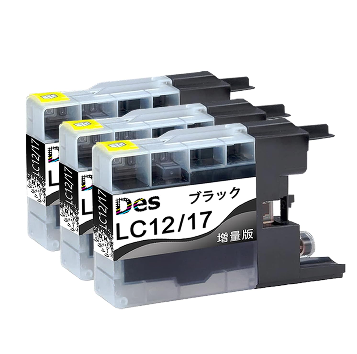 Amazon.co.jp: ブラザー(Brother)用 LC12 LC17 互換インクカートリッジ LC12-BK インク LC17-BK ...