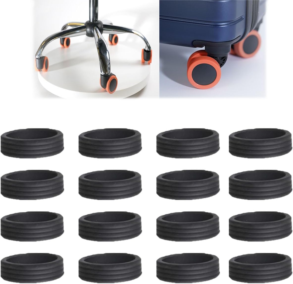 Luggage Compartment Wheel Protection Cover, 16Pack Luggage Suitcase ...