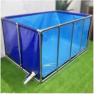 Bassin à Poissons Hors Sol en Acier – Aquarium en Toile avec fenêtre ...
