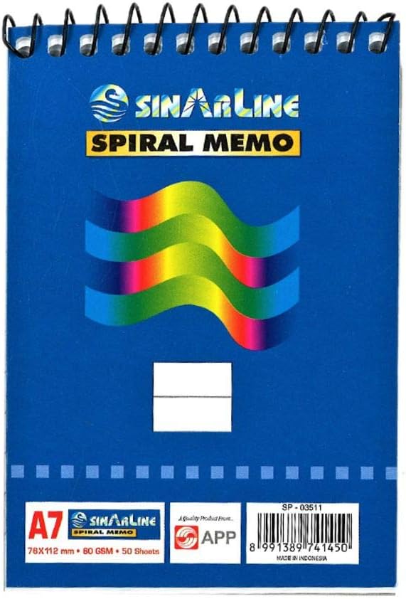 Sinarline A7 Spiral Notebook: Buy Online at Best Price in UAE - Amazon.ae