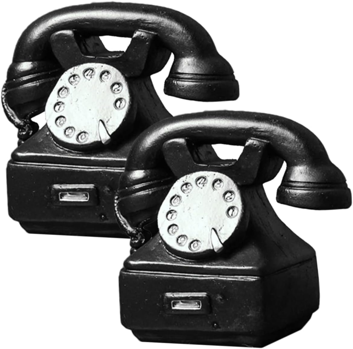 Amazon.com : Cabilock 2pcs Office Small Decoration Rotary Rotary Phones ...