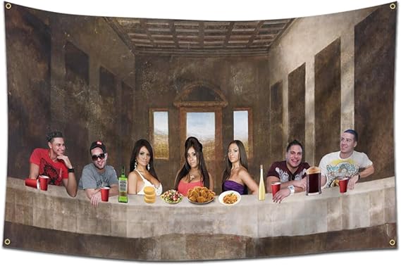 Amazon.com: MOOR The Last Family Dinner Tapestry Funny Meme Flag (3x5ft ...
