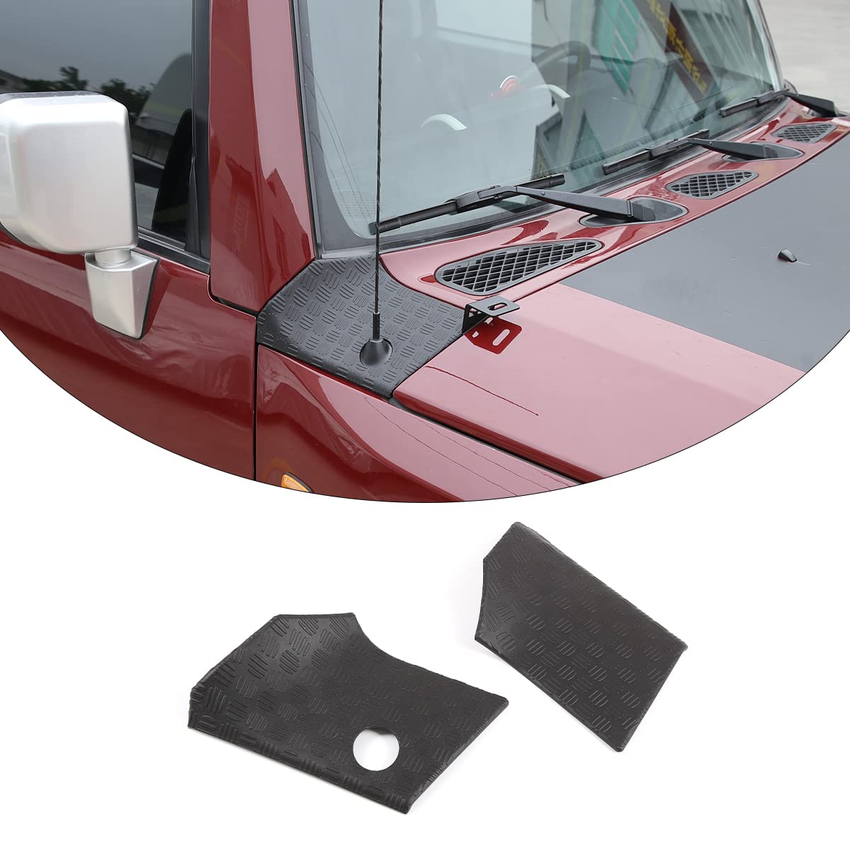 Buy Cowl Body Armor Outer Cowl Covers Side Corner Guards Fit Toyot@a FJ ...