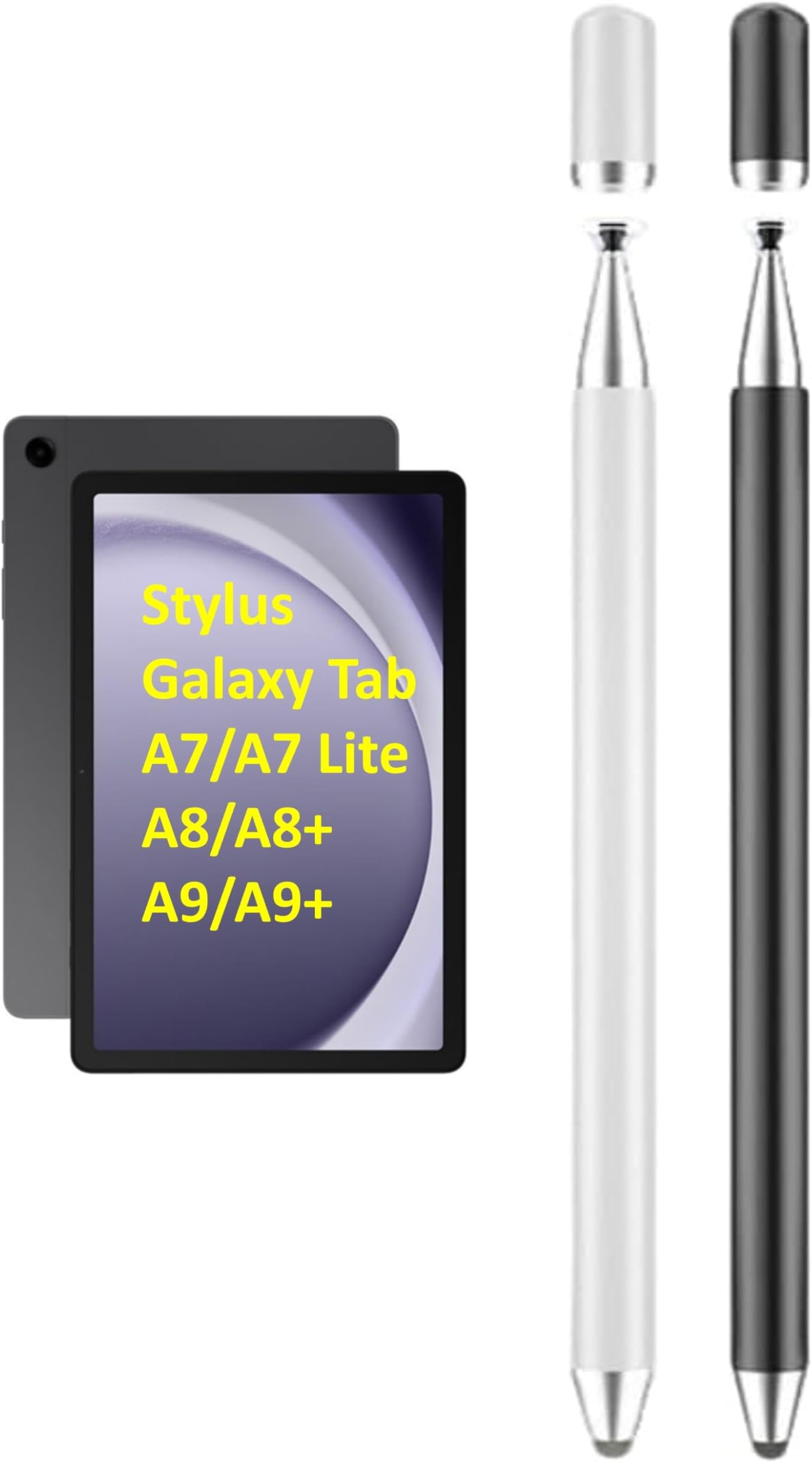 Amazon.com: 2-in-1 Stylus Pen for Samsung Galaxy Tab A9+ Plus/A9/A8/A8 Plus/A7/A7 Lite, High ...