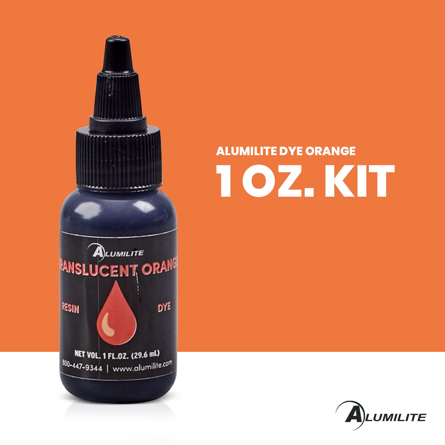 Snapklik.com : Alumilite Dye Liquid Color Tint Orange