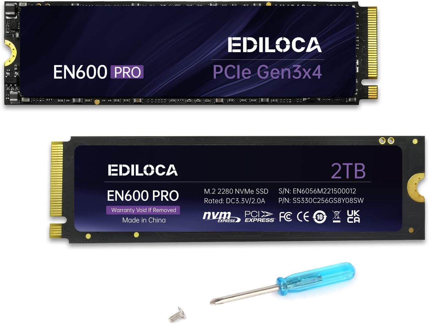 Amazon.com: KingSpec NX Series 2TB Gen3x4 NVMe M.2 SSD, Up to 3500MB/s ...