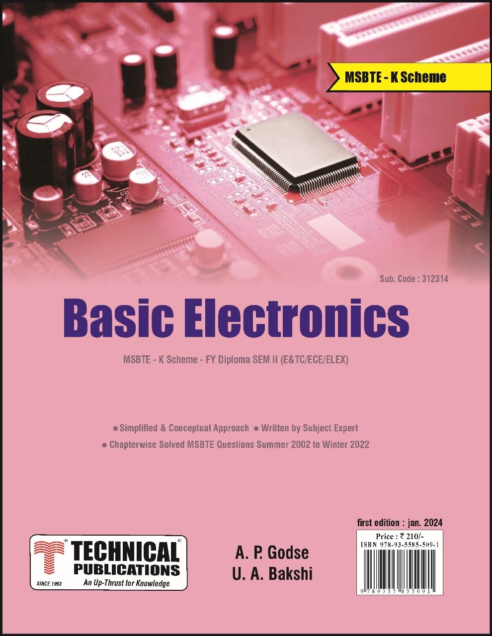 Amazon.in: Buy BASIC ELECTRONICS K Scheme (II - E&Tc/ECE/ELEX. - 312314 ...