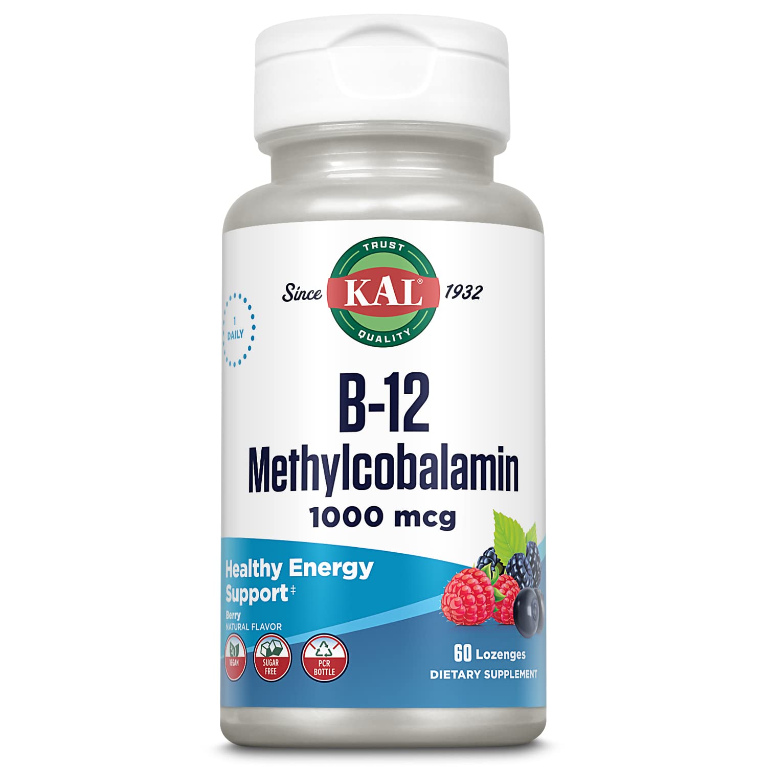 KAL Metilcobalamina Vitamina B12 1000 mcg, 60 Comprimidos : Amazon.es ...