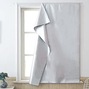 QINGMUG Blinds Window 100 x 170 CM No Drill Blinds Portable Blackout ...