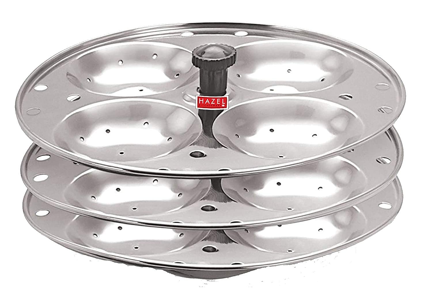 3 Plate Stainless Steel Idli Stand for a 3 Liter Cooker Idli Maker ...