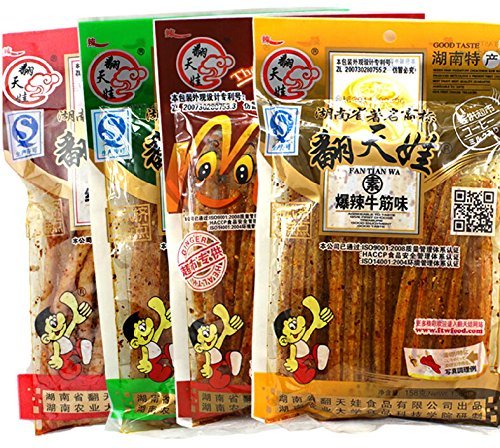 Amazon.com: Domilove Chinese Special Spicy Snack Food: Gluten Wei Long ...