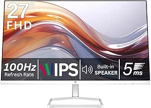 Amazon.com: HP Series 5 27 Inch Computer Monitor IPS Full HD 300 nits ...