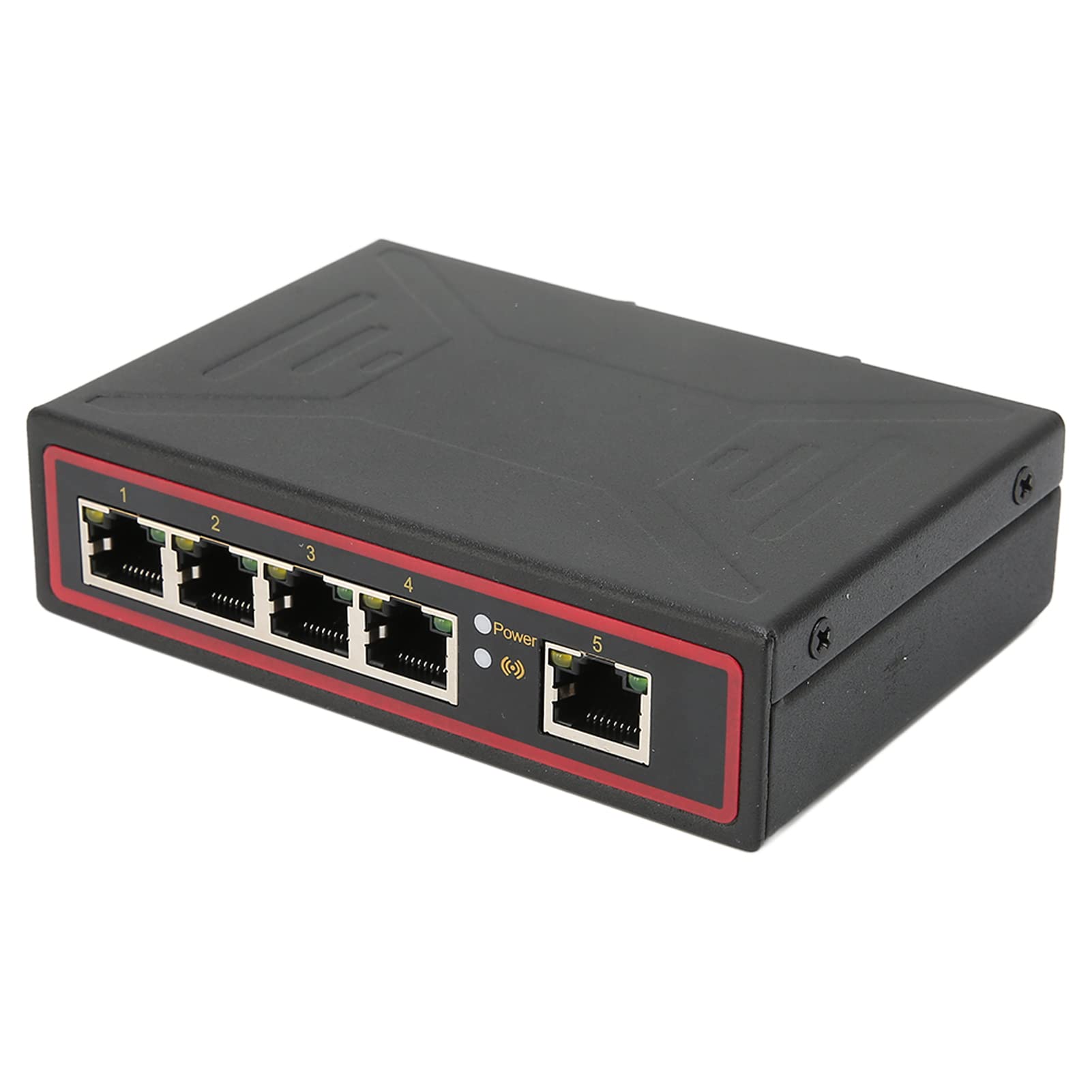 Buy DIN Rail Fast Ethernet Switch, Redundant Power Supply 5 Port DIN ...