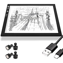 Buy Light Box Drawing A4,Tracing Board with Brightness Adjustable for ...