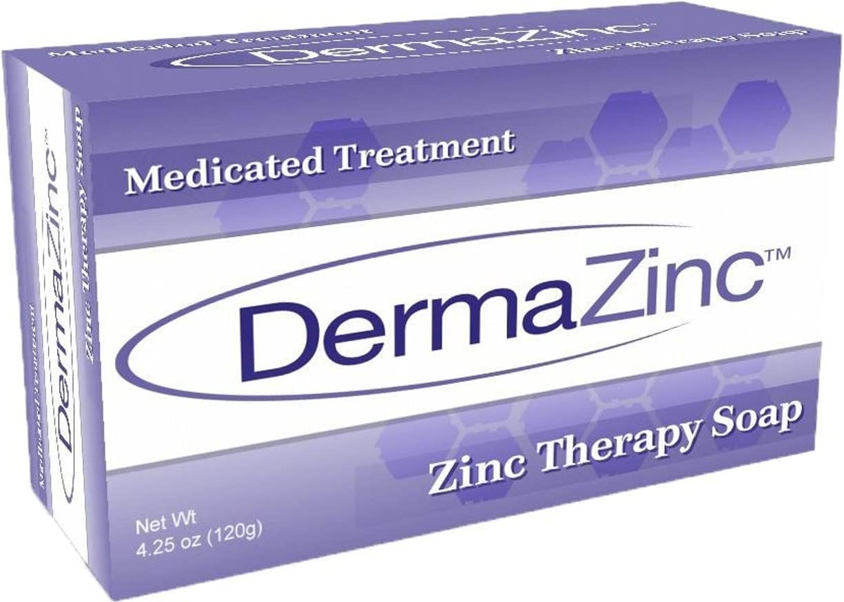 Amazon.com : DermaZinc Therapy Soap, Zinc Soap for Skin, Skin Disorder ...