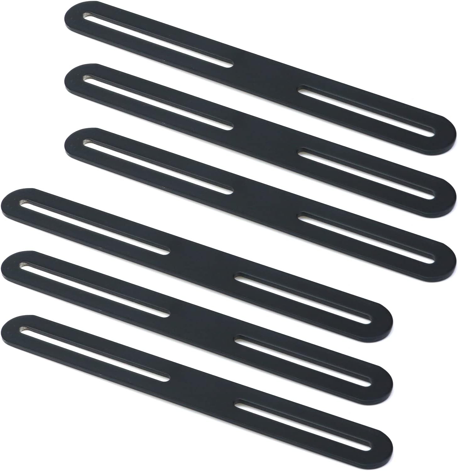 Pastlla 6Pcs Adjustable Flat Plate Brace, 8.27" Metal Flat Mending ...