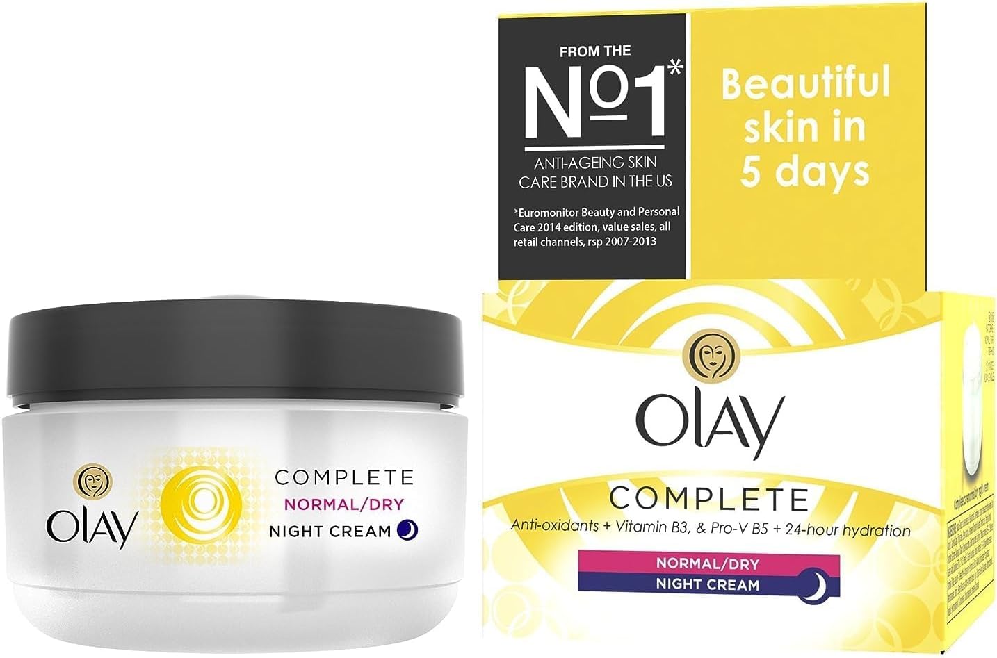 Olay - Essentials, crema cuidado completo de noche, 50 ml : Amazon.es ...