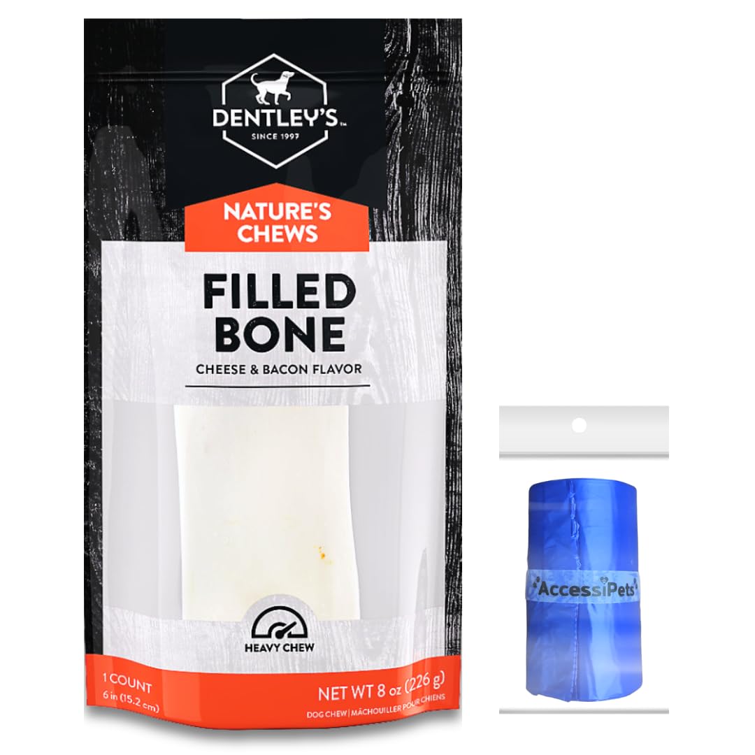 Amazon.com : AccessiPets Filled Dog Bones Bundles for Large Dogs, Large ...