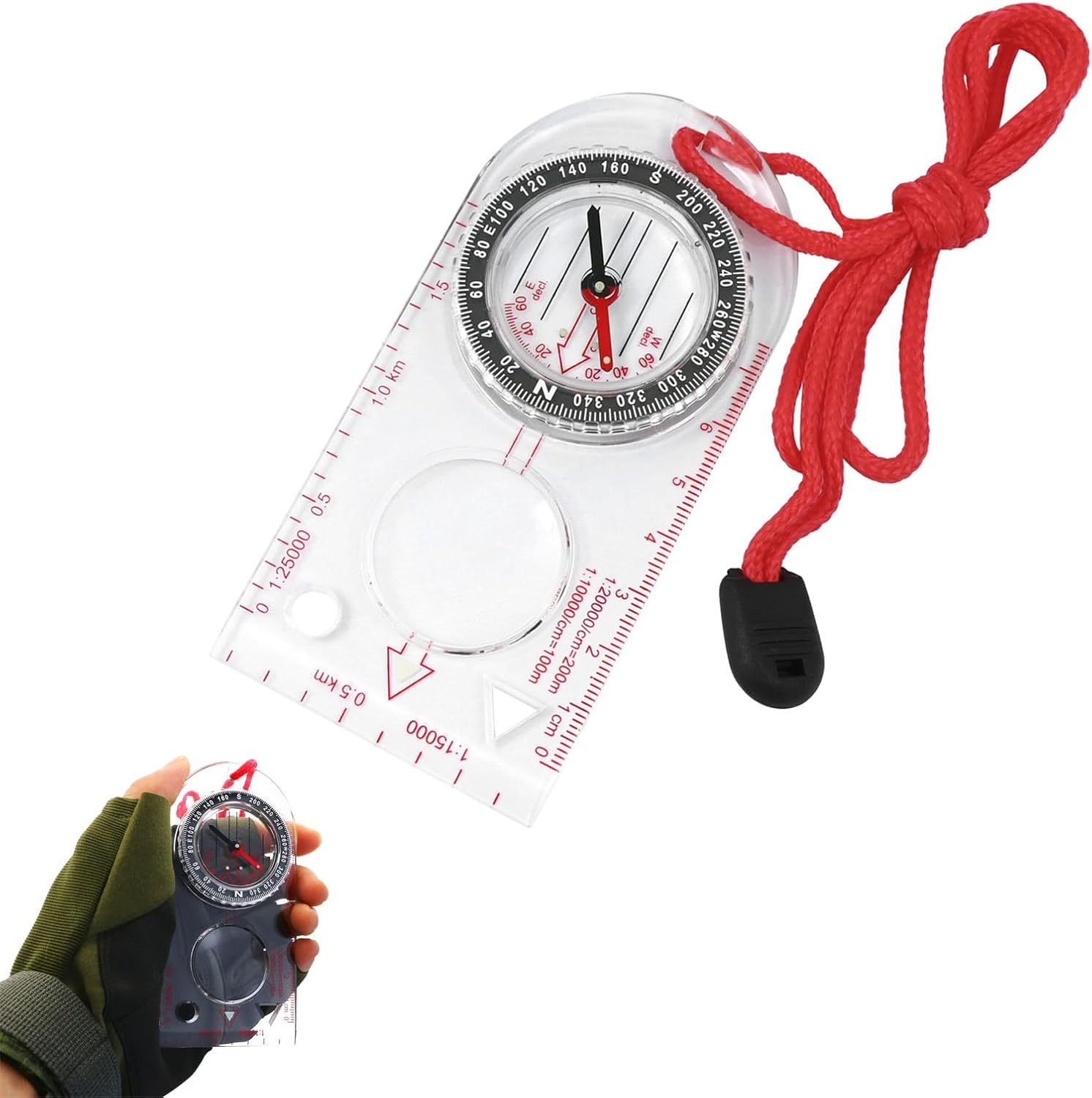 Compass, Compass Navigation Compass Hiking, Compass for Explorer Hiking ...