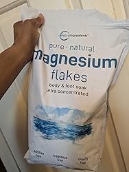 Amazon.com: Micro Ingredients Pure Magnesium Flakes, 6lbs | Great for Foot & Body Bath Soaks ...