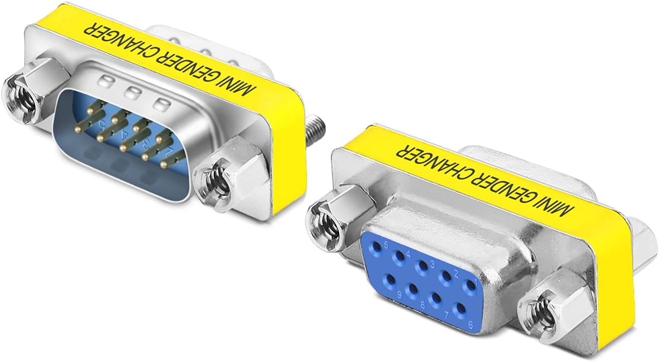 TNP HD15 SVGA Connector (5 Female to Female, 5 Male to Male) 15 Pin ...