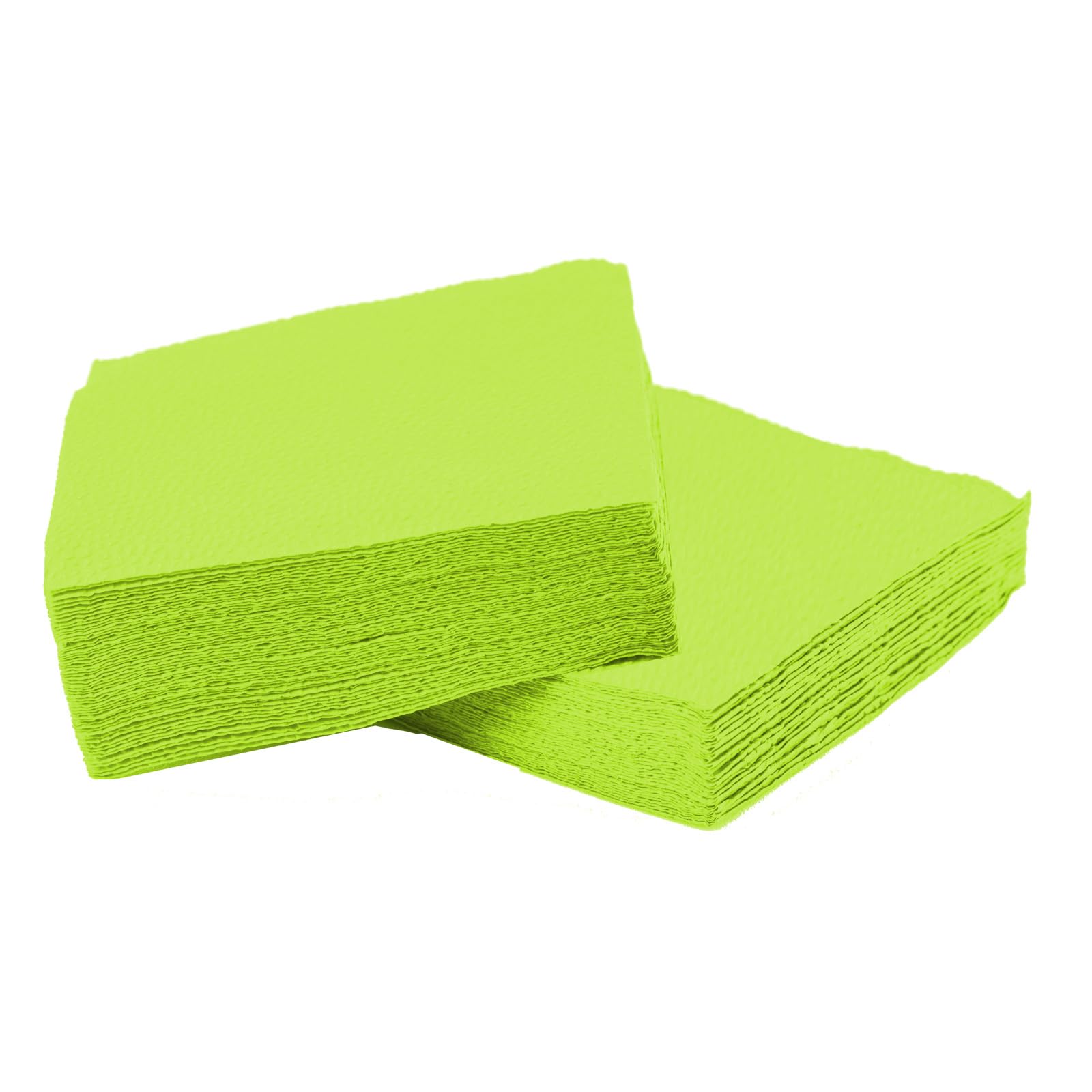 Green Napkins 100-4-Fold 2-ply 33 x 33cm Luncheon Napkins for Parties ...