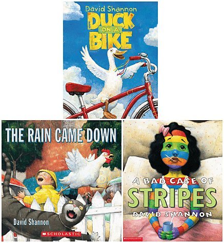 Duck on a Bike / The Rain Came Down / A Bad Case of Stripes: David ...
