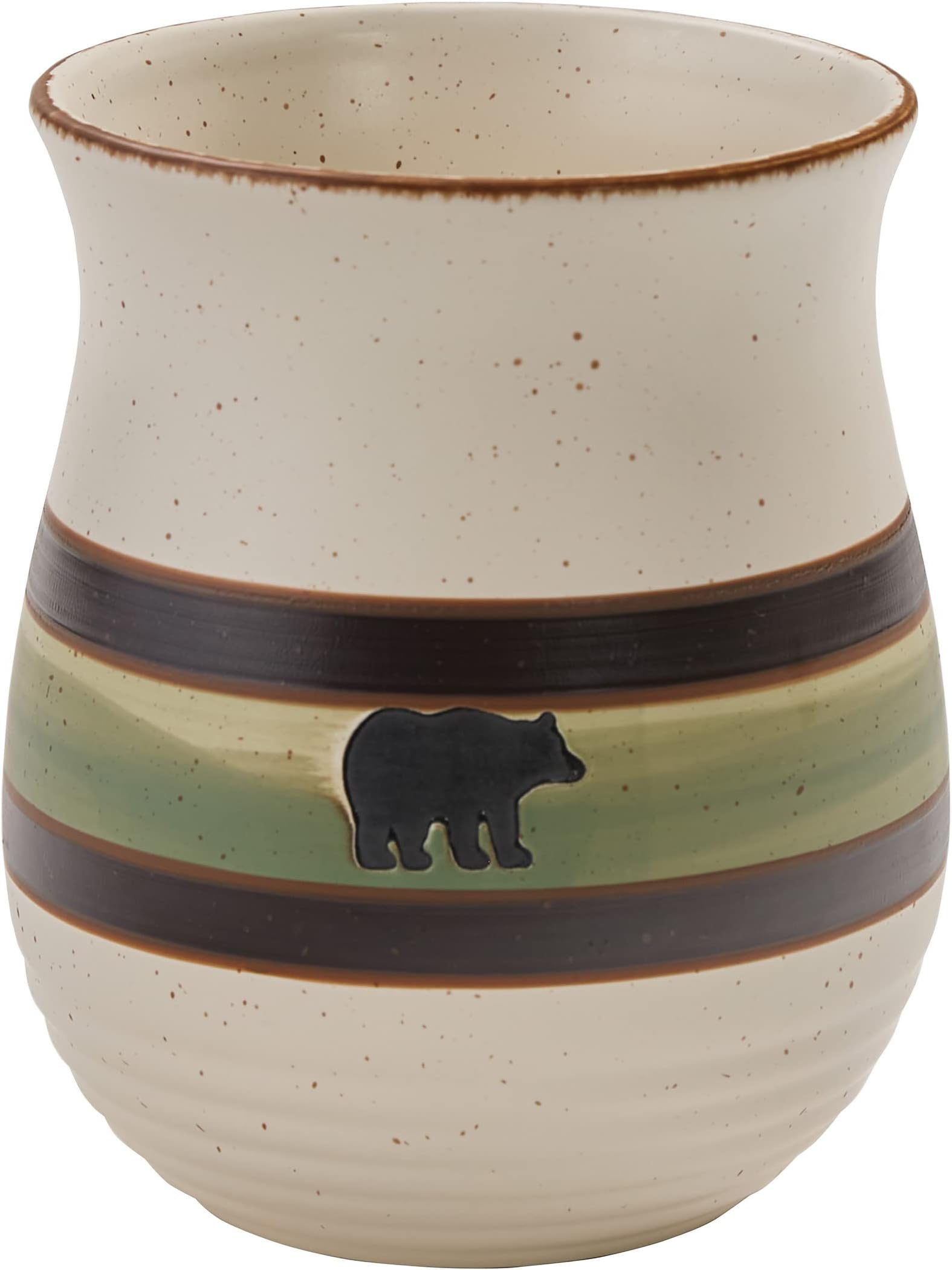 Amazon.com: Decorative Black Bear in a Beehive Honey Pot Countertop ...