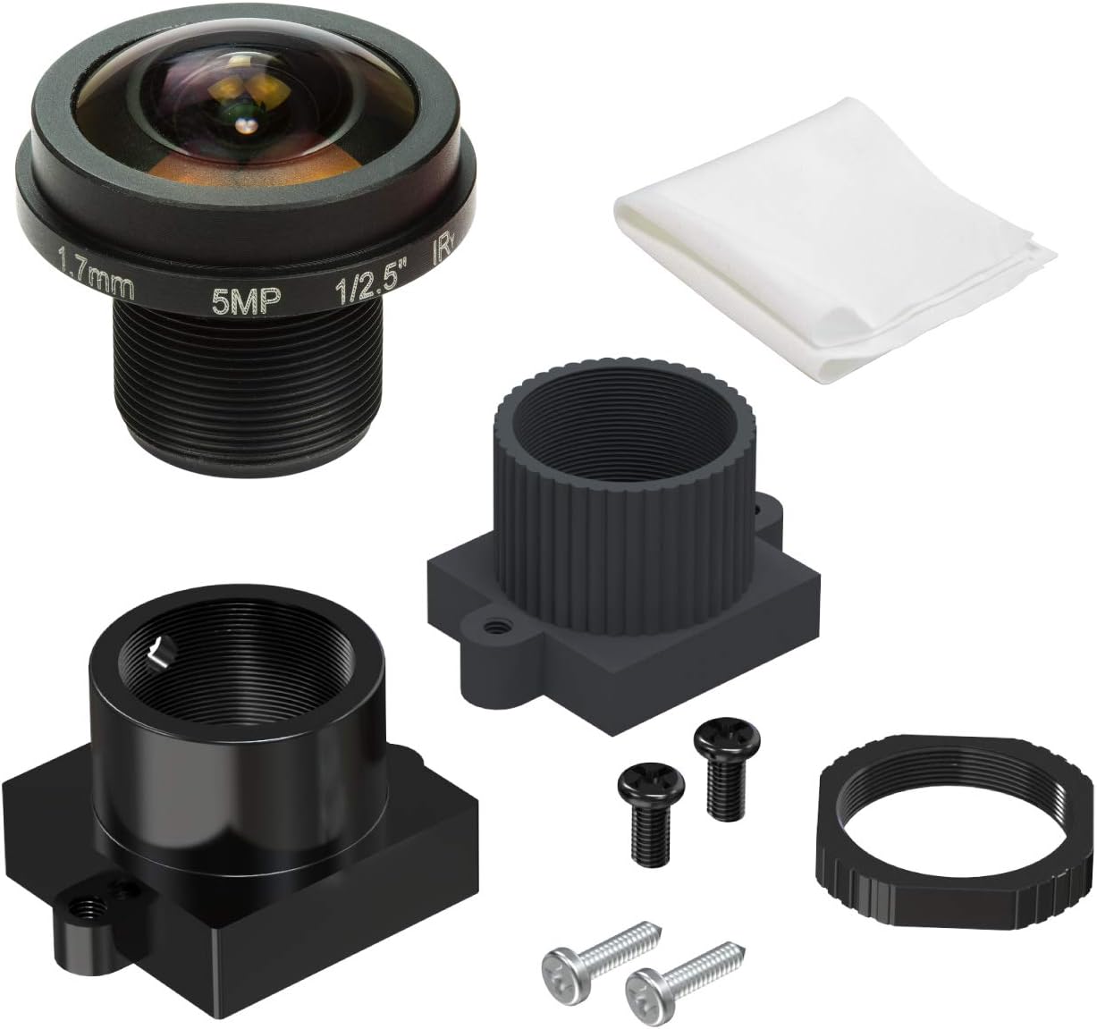 Amazon.com : Arducam Ultra Wide Angle M12 Lens, 1/2.5" 1.7mm Focal ...