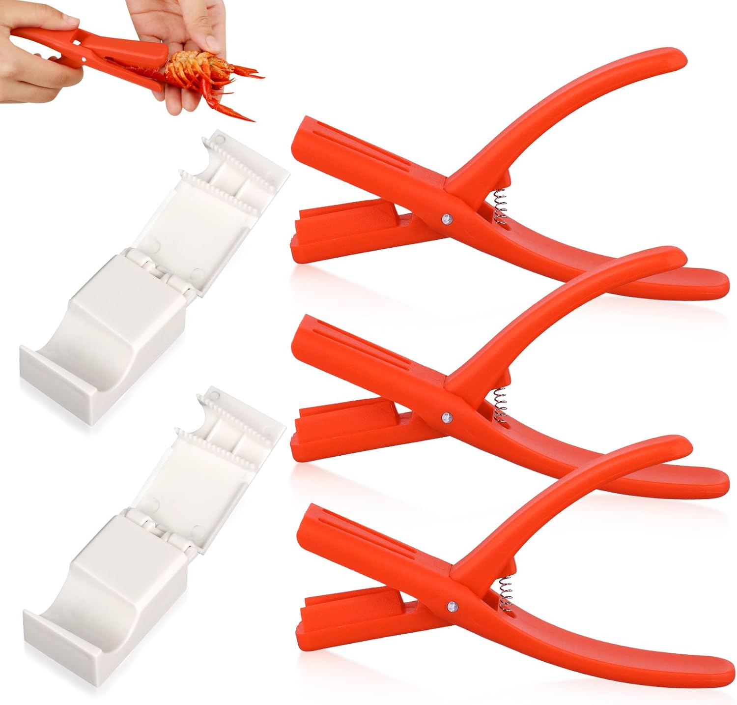 Amazon.com: 5pcs Crawfish Peelers, 3 Large And 2 Small Lightweight ...
