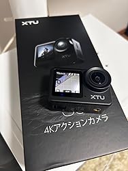 Amazon | XTU S6 アクションカメラ 4K 20MP アクションカム スーパースムーズ手ぶれ補正4.0 スポーツカメラ Type-Cポート対応 外部マイク対応 縦向き撮影 音声制御 ...