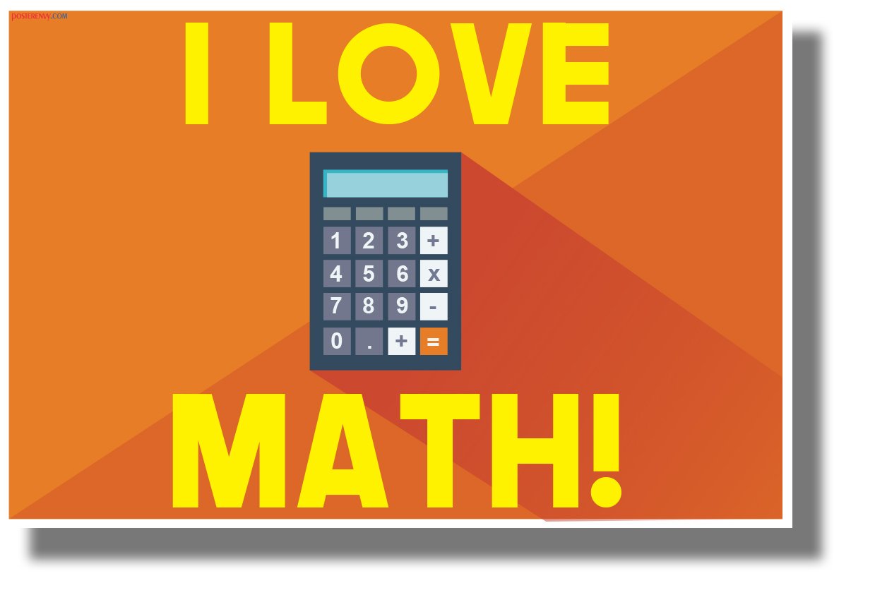 We Love Math Clipart