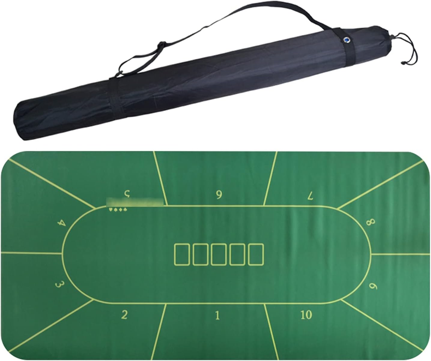 Amazon.com: Poker Table Top Poker Table Topper Mat Poker Mat Portable ...