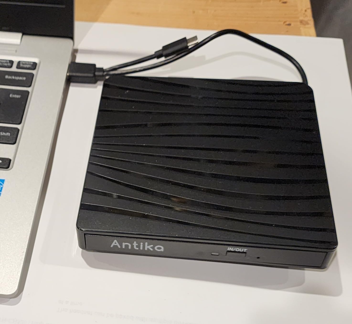 External CD Drive USB 3.0 Portable Slim External DVD Drive CD DVD +/-RW ...