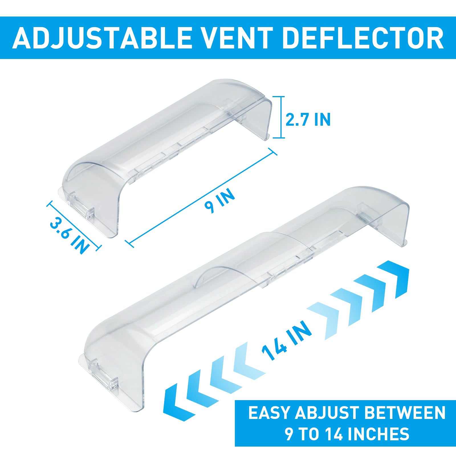Snapklik.com : Heat & Air Vent Deflector For Floor, Sidewall, And ...