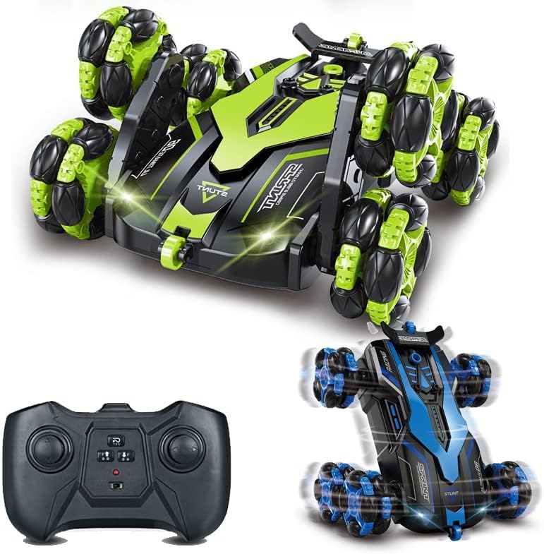 Hemtik RC Stunt Car 2.4Ghz Rechargeable Remote Control Stunts Car Flip ...