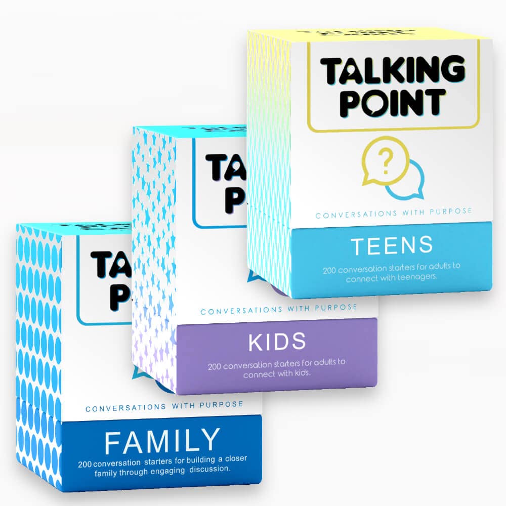 Amazon.com: TALKING POINT CARDS All Ages Bundle: 600 Thought Provoking ...